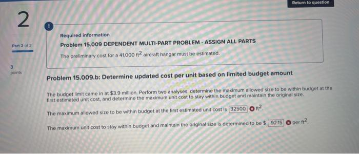 Solved Required information. Problem 15.009 DEPENDENT | Chegg.com