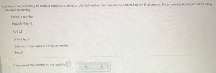 Solved Use inductive reasoning to make a conjecture about a | Chegg.com