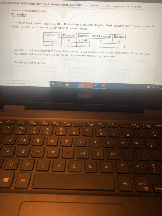 Solved MAT:1332-83001 2020SP Contem Math (Quantita Reason) | Chegg.com