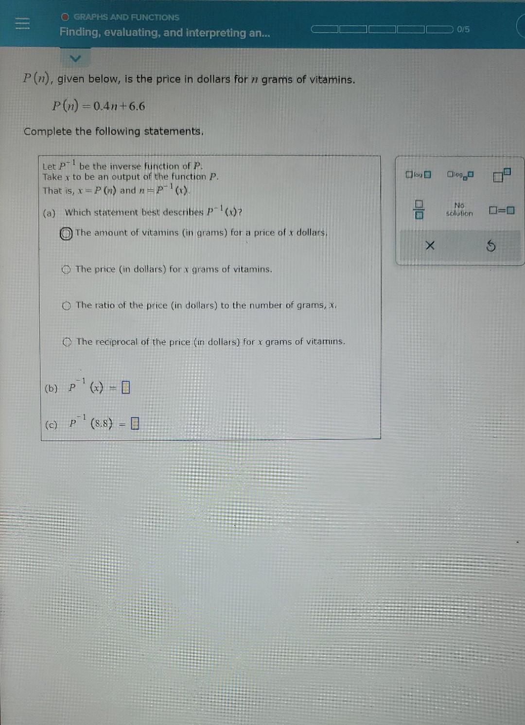 Solved P(n), given below, is the price in dollars for n | Chegg.com