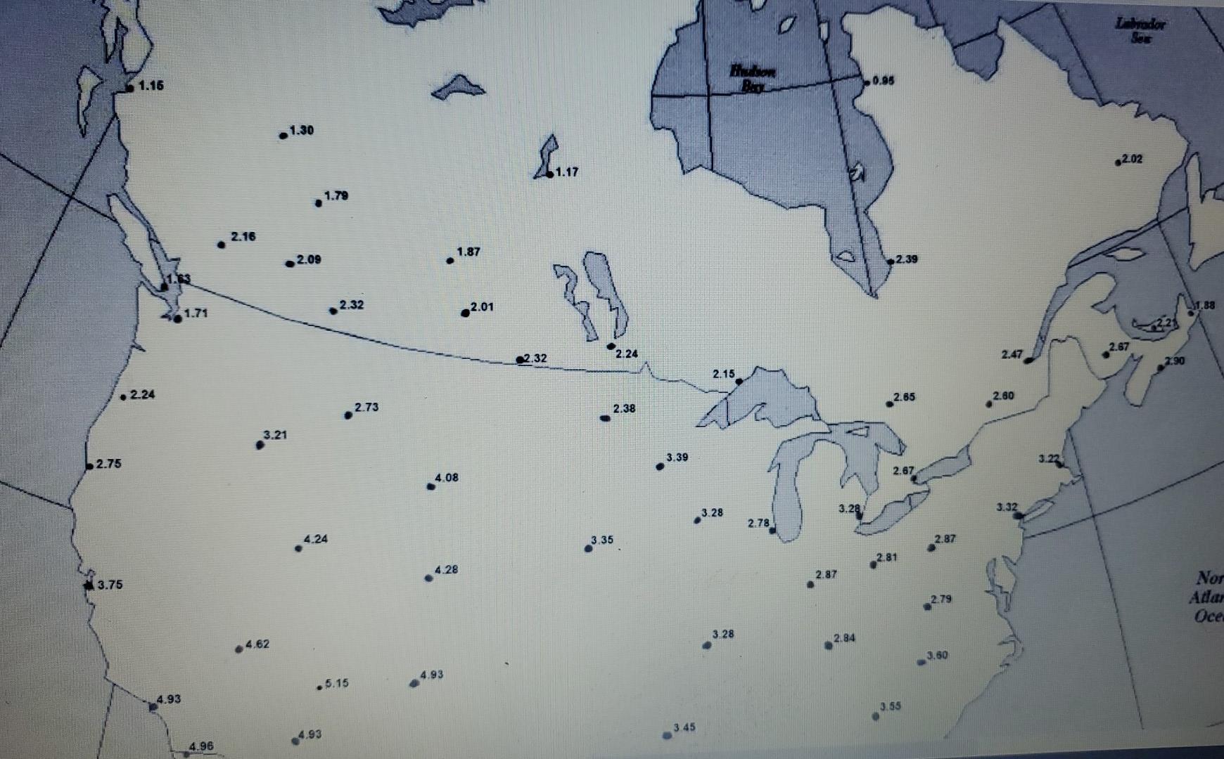 Solved 1. For the January insolation map, draw isopleths | Chegg.com