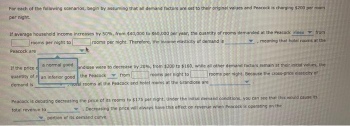 Solved For each of the following scenarios, begin by | Chegg.com