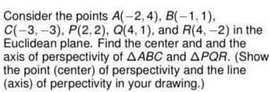 Solved Consider the points A(−2,4),B(−1,1), | Chegg.com