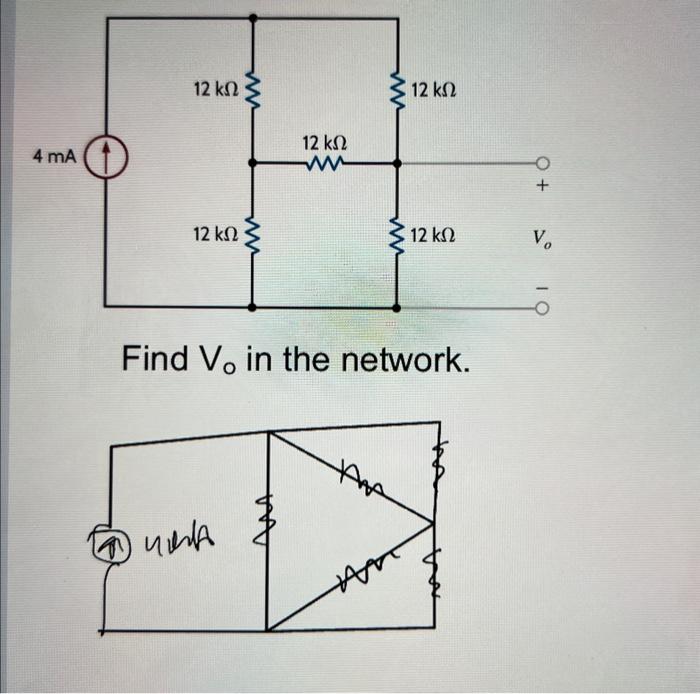Solved Can we use a voltage divider to solve for V ?Find Vo | Chegg.com