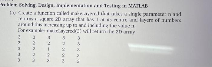 Solved Problem Solving, Design, Implementation and Testing | Chegg.com