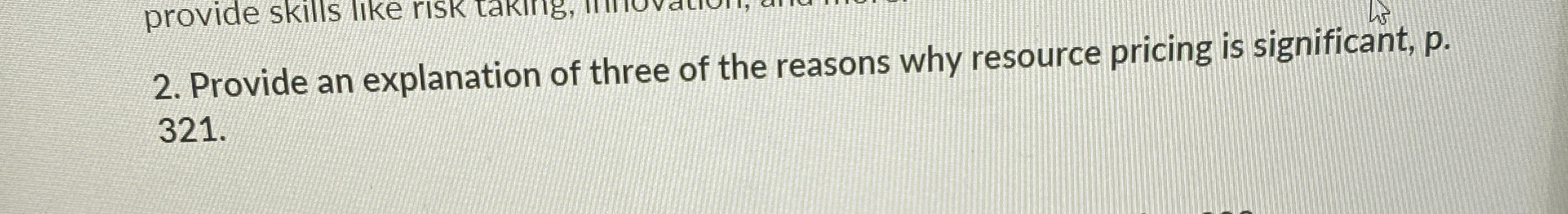 Solved Provide an explanation of three of the reasons why | Chegg.com