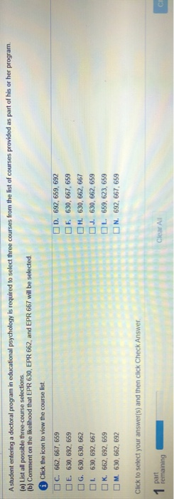 Solved choose all that apply A-N List askmk the possible | Chegg.com