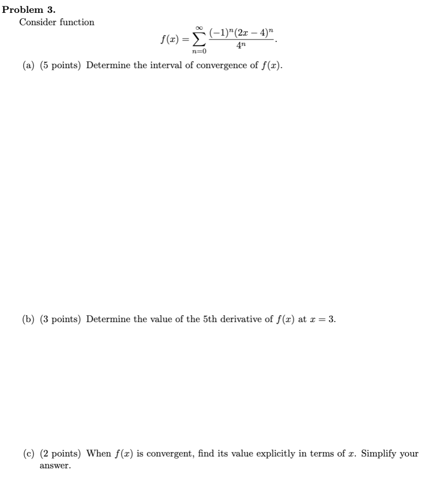 Solved Problem 3.Consider | Chegg.com