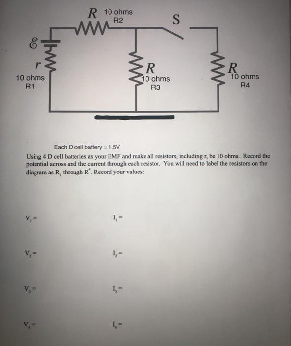 Solved R10 ohms R2 ww S How 10 ohms R1 R 10 ohms R3 R 10 | Chegg.com