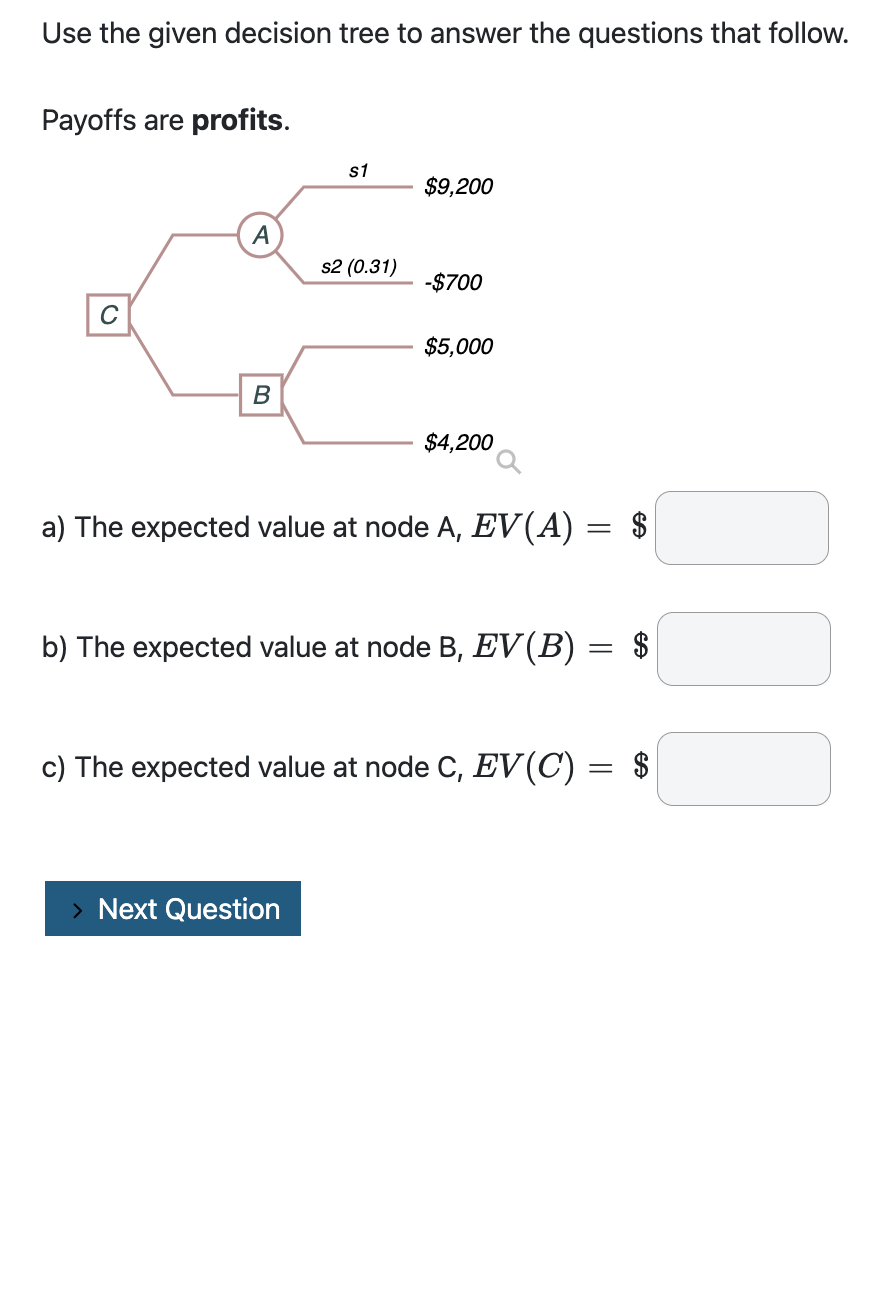 Solved Use the given decision tree to answer the questions | Chegg.com