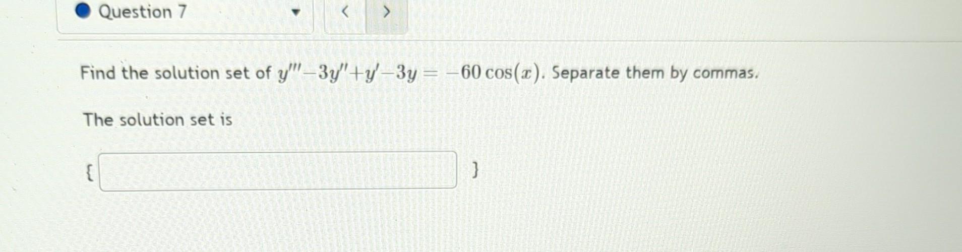 Solved Find the solution set of \\( y^{\\prime \\prime | Chegg.com