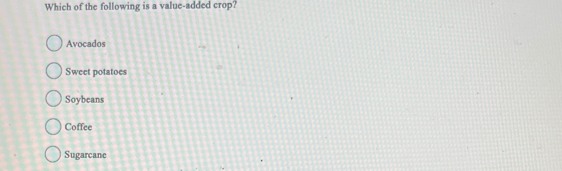 Solved Which of the following is a value-added | Chegg.com