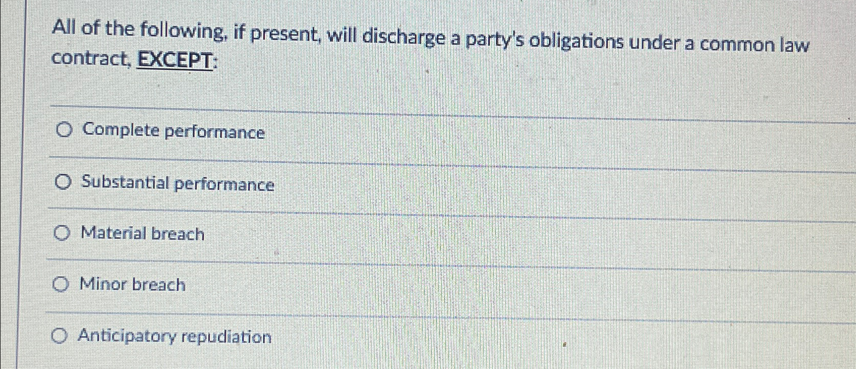 Solved All of the following, if present, will discharge a | Chegg.com