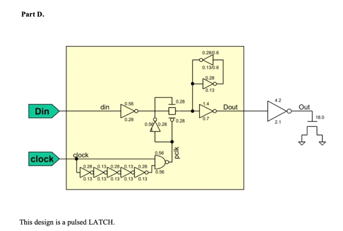 Circuit Simulations of CMOS Latches and Flip-Flops | Chegg.com