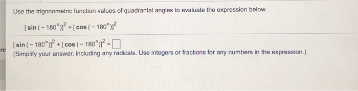 Solved Find the indicated function value. If it is | Chegg.com