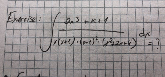 Solved Exercise 2x3 +x+ x(x+4) . (x-1)} ( 22 x +4) | Chegg.com