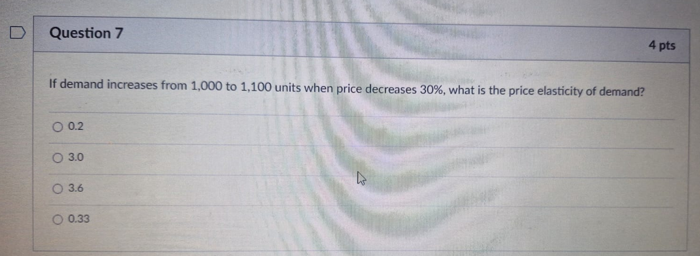 Solved Question 7If demand increases from 1,000 ﻿to 1,100 | Chegg.com