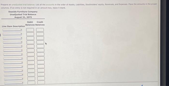 Solved the cash account has been intentionally omitted | Chegg.com