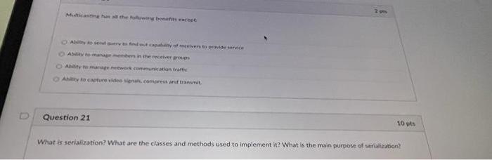 Solved Ability to mariage re thosk communiratian trathe | Chegg.com