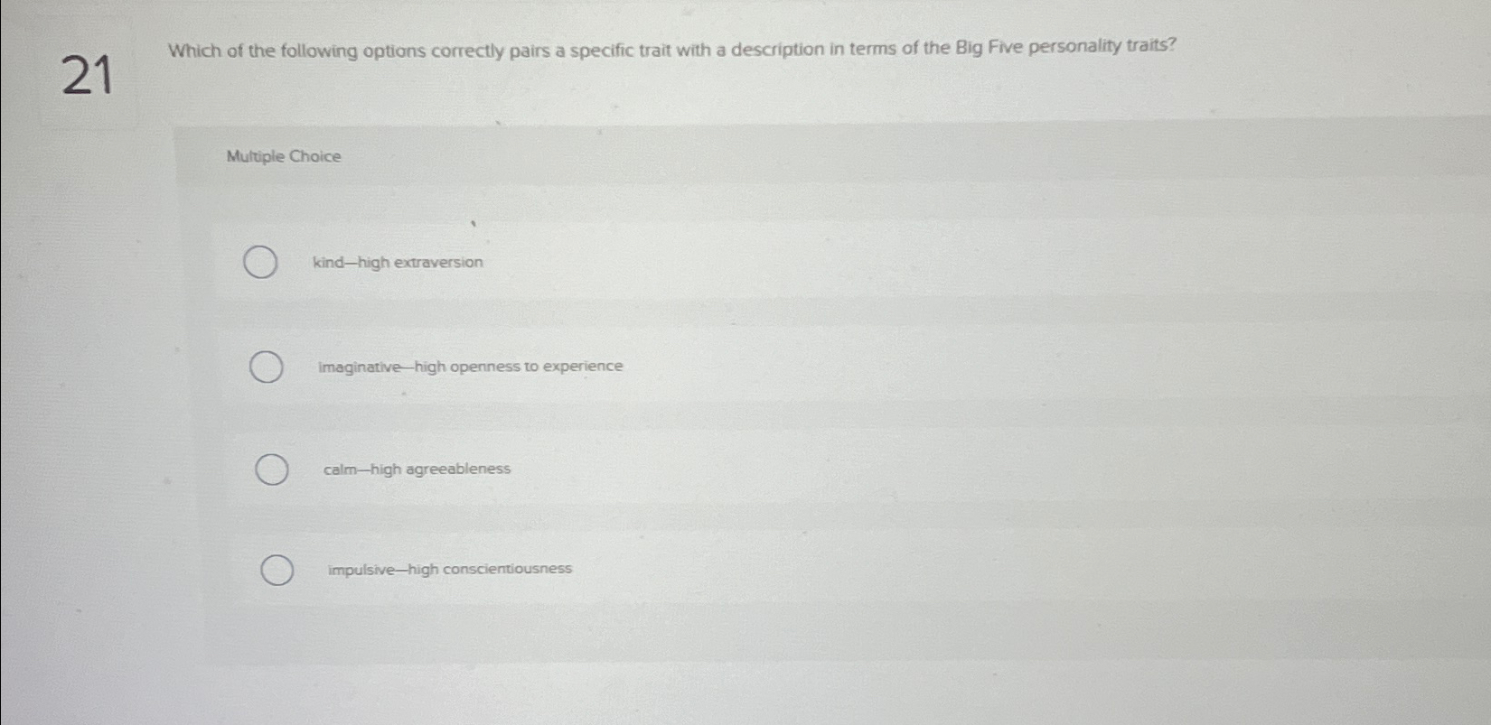 Solved 21Which of the following options correctly pairs a | Chegg.com