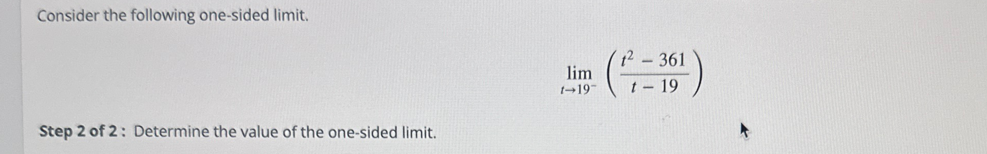 Solved Consider the following one-sided | Chegg.com