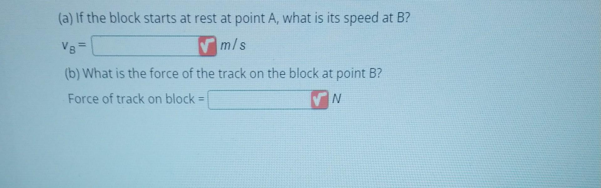 Solved 1. A small block of mass m slides without friction | Chegg.com