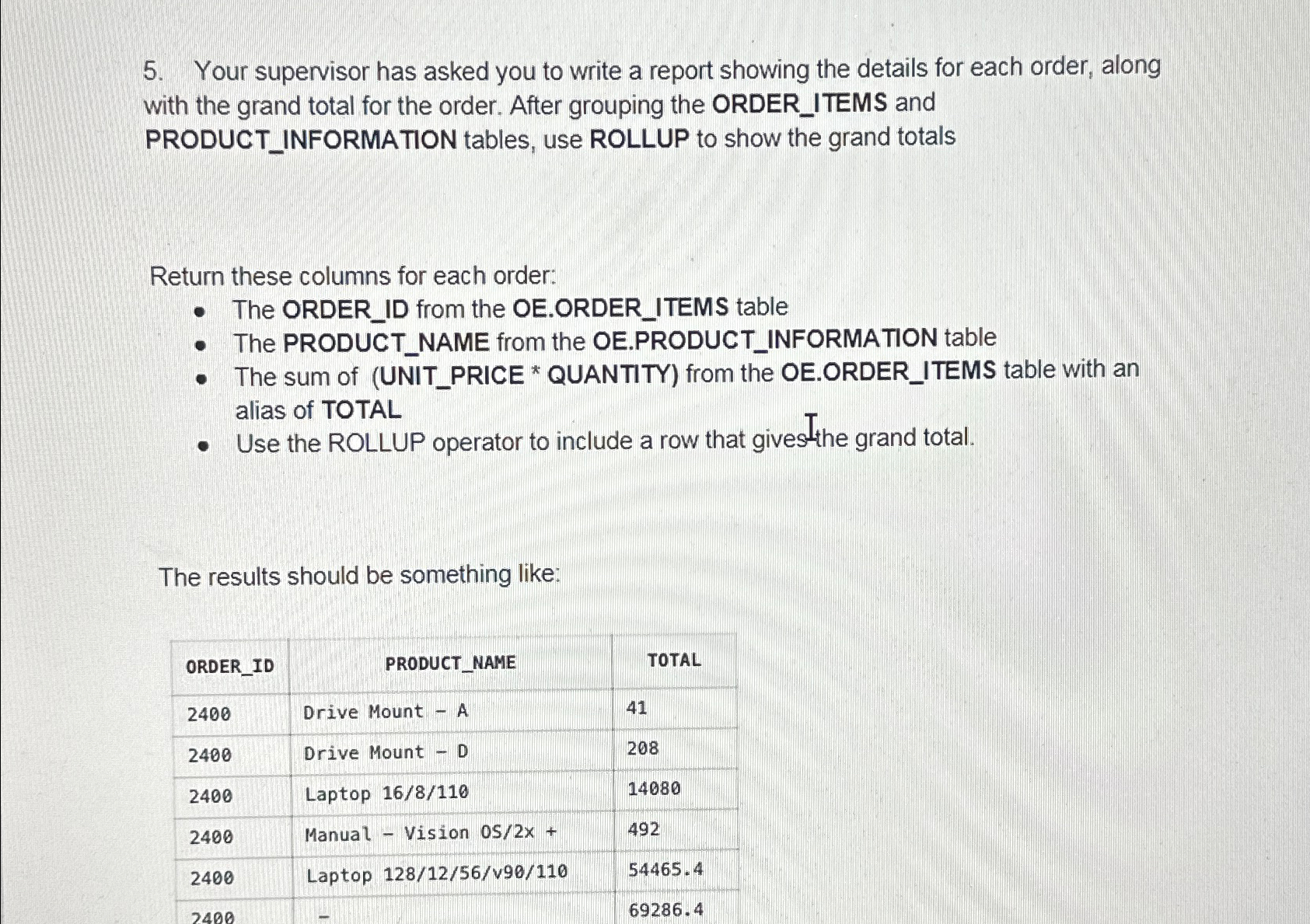 Solved Your supervisor has asked you to write a report | Chegg.com