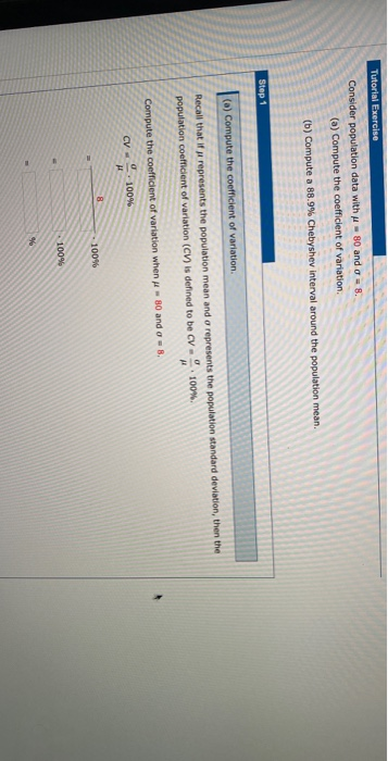 Solved Tutorial Exercise Consider population data with pe = | Chegg.com