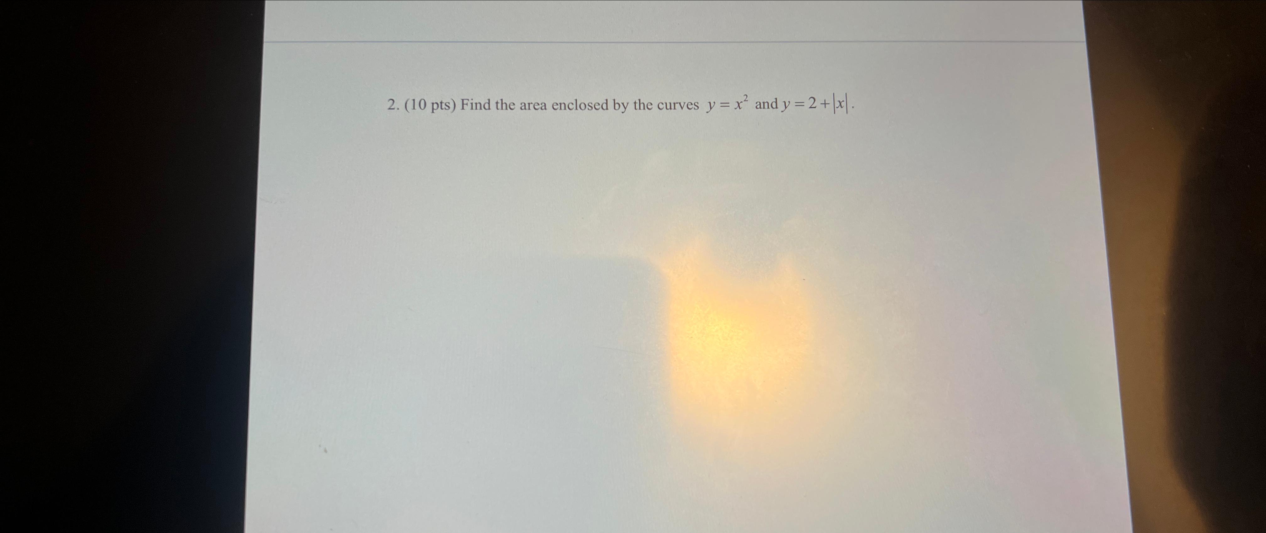 Solved (10 ﻿pts) ﻿Find the area enclosed by the curves y=x2 | Chegg.com