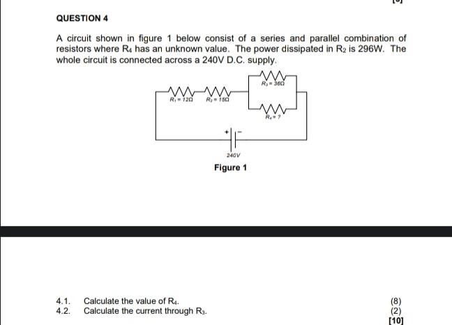 Solved A circuit shown in figure 1 below consist of a series | Chegg.com