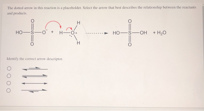 Solved The dotted arrow in this reaction is a placeholder. | Chegg.com