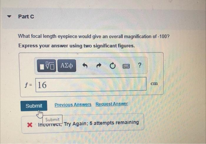 Solved The "tube length" of a microscope is defined to be | Chegg.com