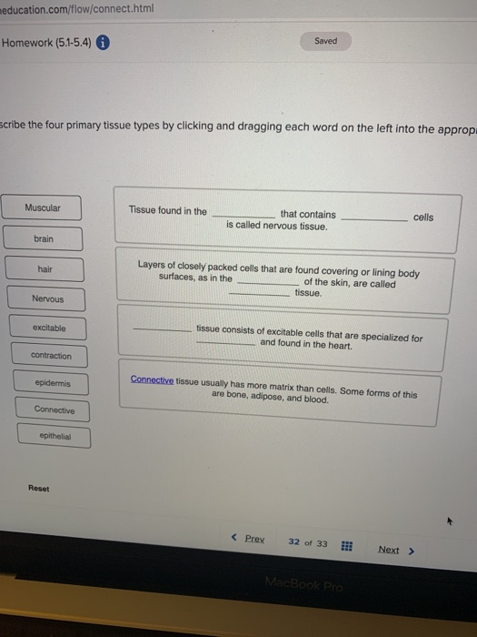 Solved meducation.com/flow/connect.html Homework (5.1-5.4) | Chegg.com
