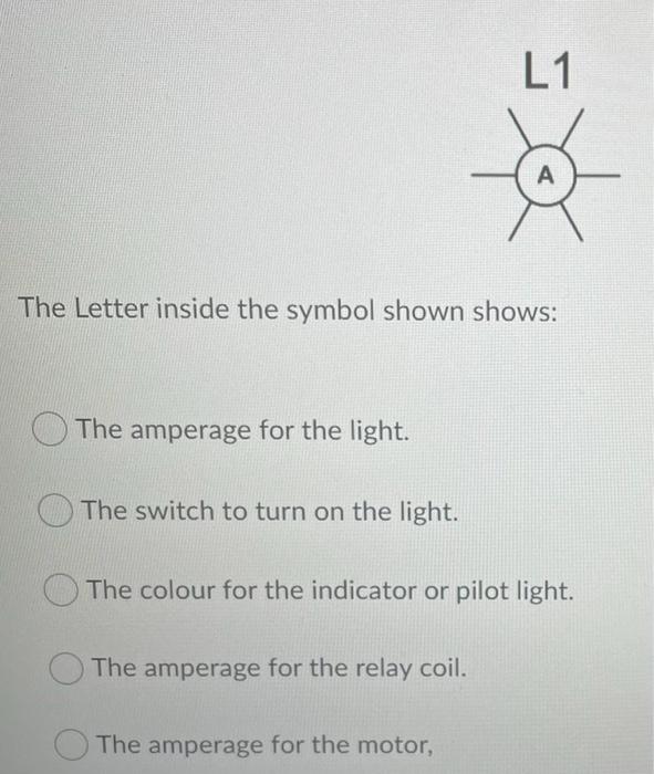 Solved The Symbol shown is a: Three Wire Proximity Switch | Chegg.com