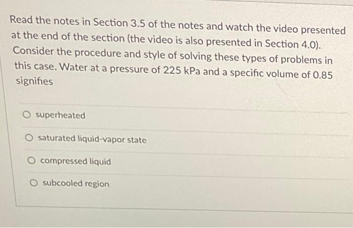 Solved Read the notes in Section 3.5 of the notes and watch | Chegg.com