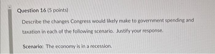 Solved One timing problem with fiscal policy to counter a | Chegg.com