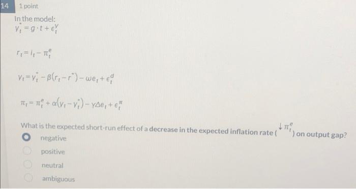 [Solved]: correct if worng In the model: [ begin{arr