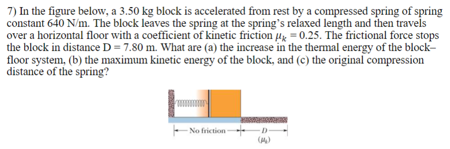 Solved In the figure below, a 3.50kg ﻿block is accelerated | Chegg.com
