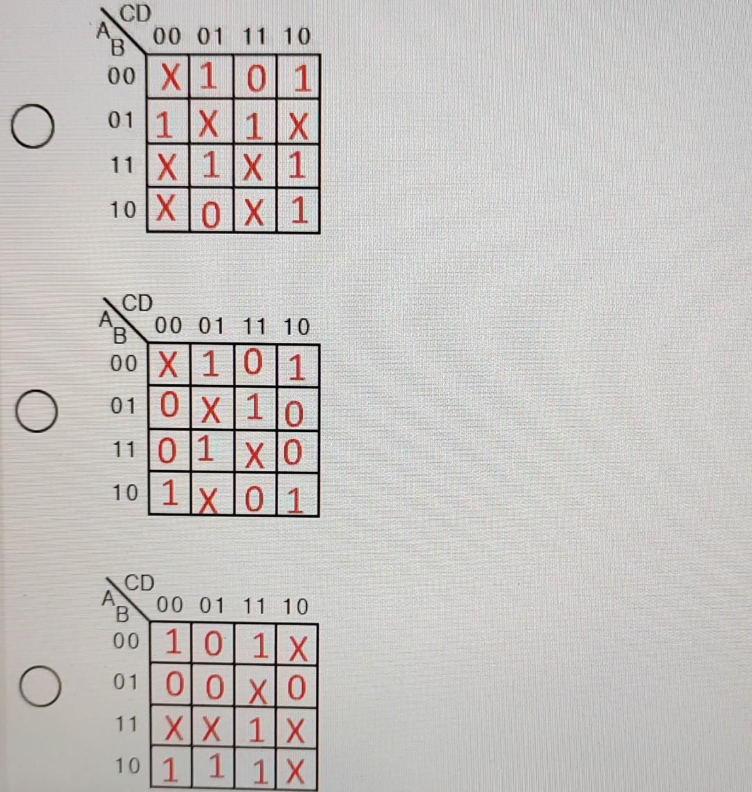 Solved Boolean funtion F is given as F(A,B,C,D)= | Chegg.com