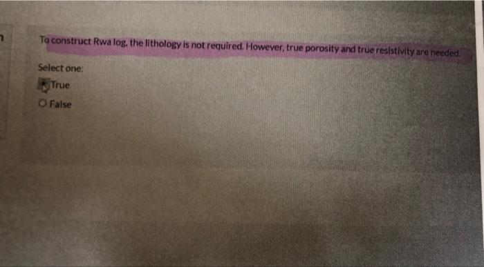 Solved Using well logging, cementation factors (a \& m ) can | Chegg.com