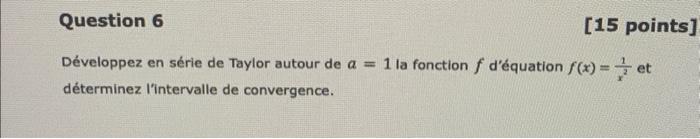 Solved Answer in Calculus 2 please!Questions are in french | Chegg.com