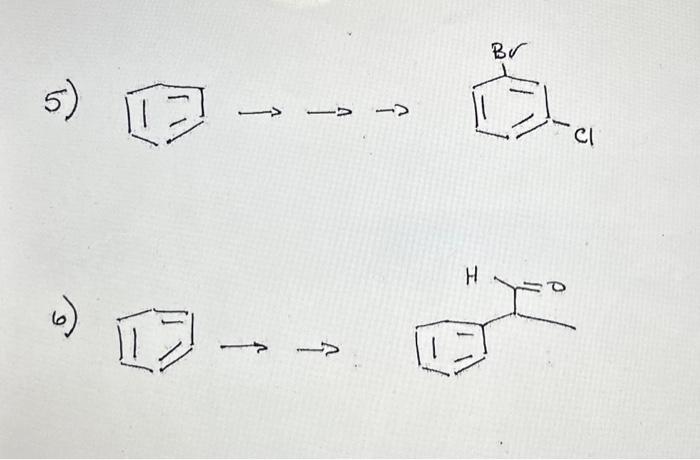 Solved please solvewrite the synthesis sequence to obtain | Chegg.com