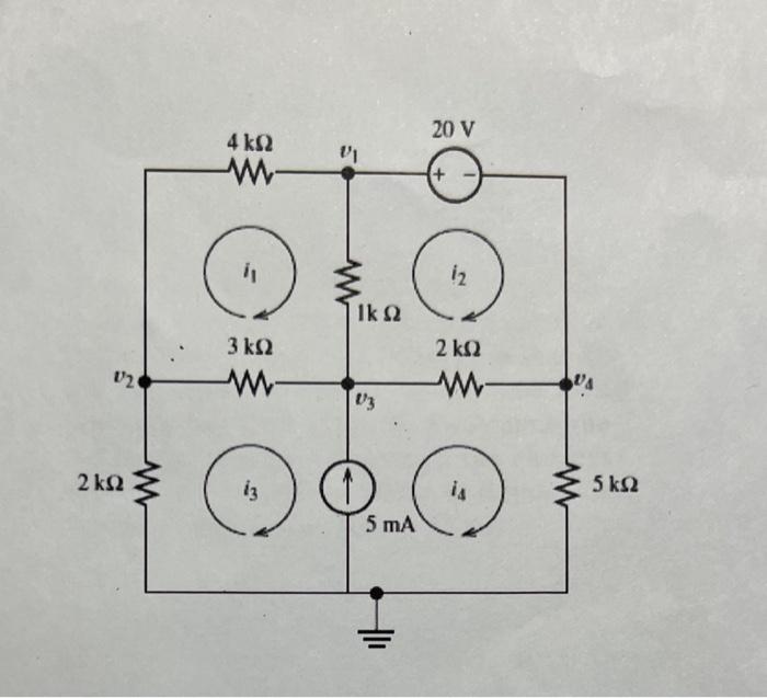Solved Solve for the node voltages in the circuit of Figure | Chegg.com