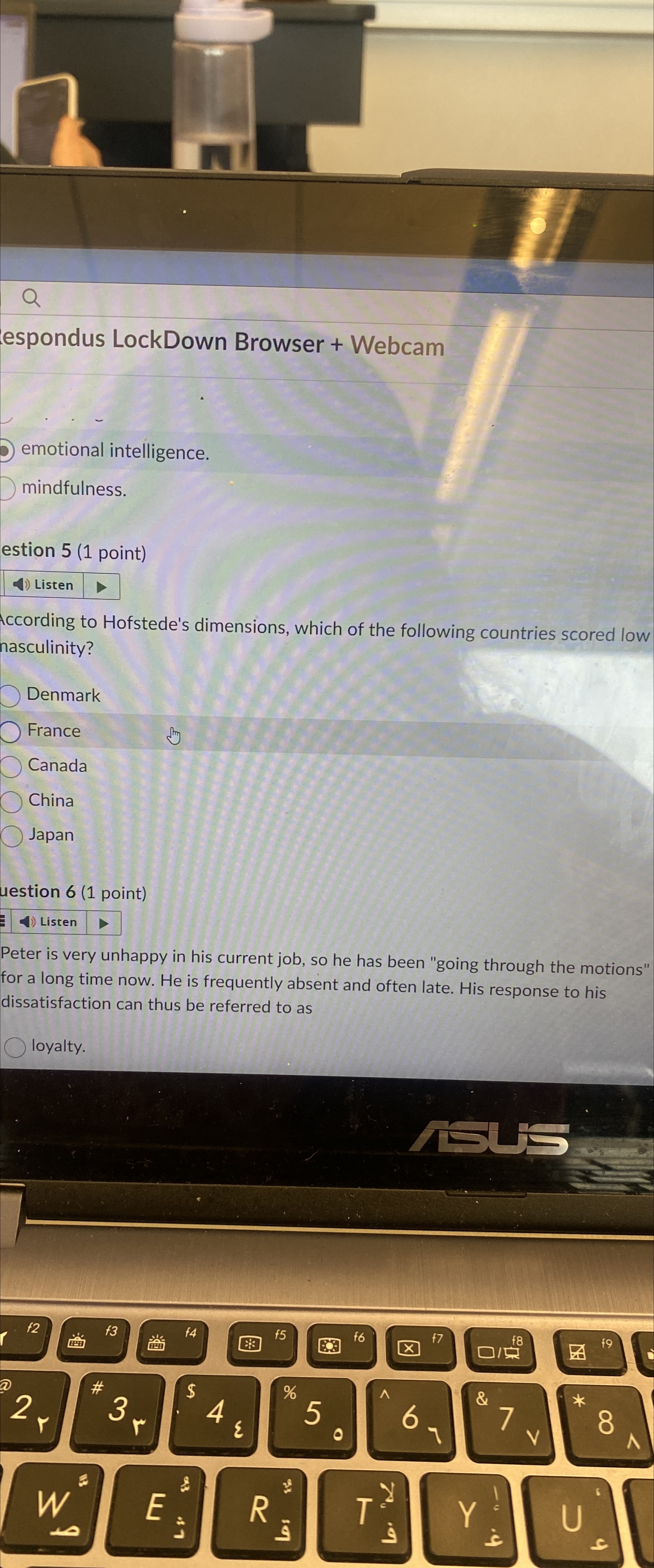 Solved espondus LockDown Browser + ﻿Webcamemotional | Chegg.com