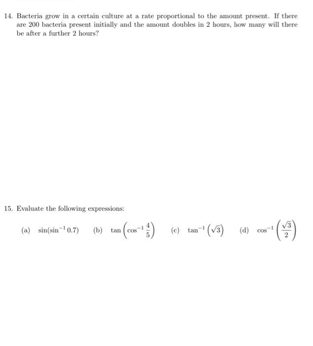 Solved 16. Differentiate the following functions and | Chegg.com