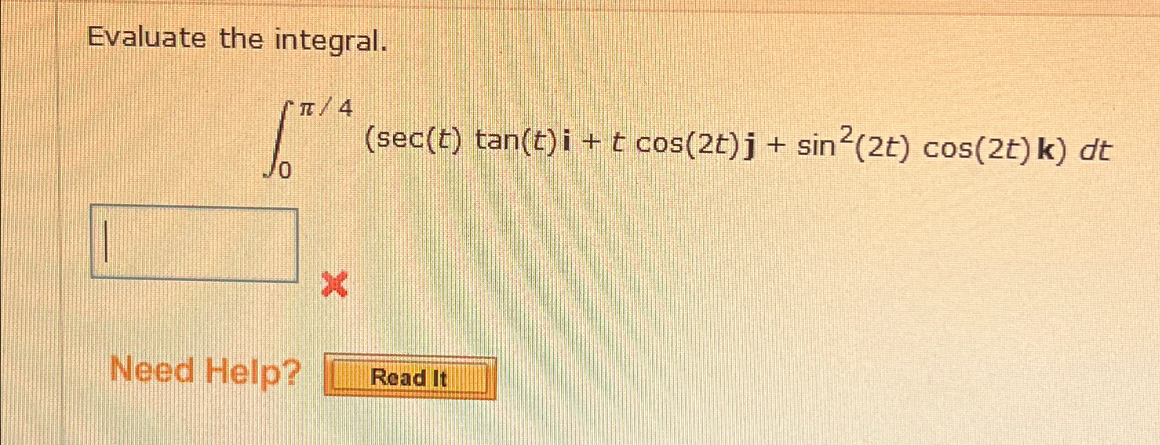 Solved Evaluate the | Chegg.com