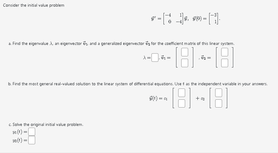 Solved Consider the initial value | Chegg.com