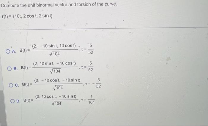 Solved Find A Function R T That Describes The Line Through