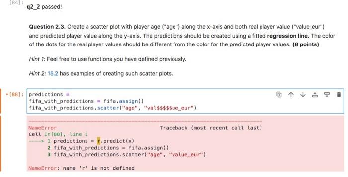 Solved Question 2.2. Does the correlation coefficient for | Chegg.com