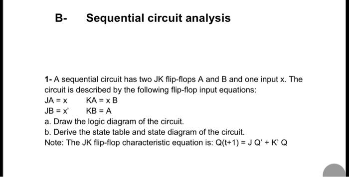 Solved Ch5: Sequential Circuits A- Latches and Flip-Flops | Chegg.com